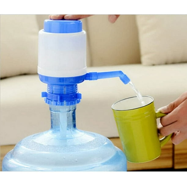 Dispensador de Agua con Bomba Bidón Universal 5L, 8L, 10L, 2.5L antigoteo, adaptable, manual ...