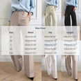 Tawop Trendy Formal Womens Dress Pants High Waistband Business Slacks ...
