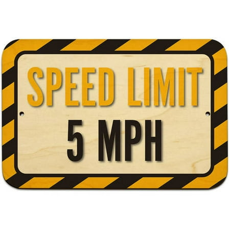 Speed Limit 5 MPH Sign - Walmart.com