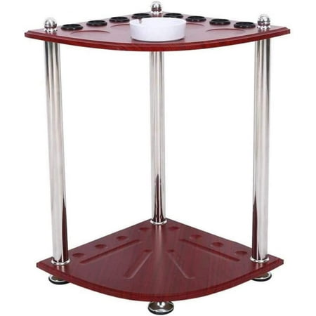 Strong Billiard Pool Stand Hold 8 Cues Floor Rack Wood Billiard Ball ...