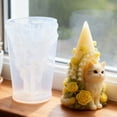 COOLHOOD Food Grade Silicone Candle Mould in Realistic Cats and Flower ...