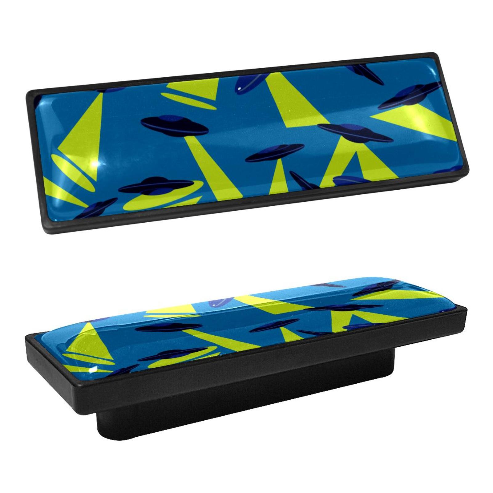 4 Pcs Rectangle Cabinet Handle Cupboard Knob Drawer Pulls Handle Galaxy ...