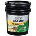 Black, Rust-Oleum RockSolid 2X Solid Exterior Wood Deck Stain-319796T ...