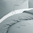 GAIAM® Relax Queen Comforter Set, 100% Cotton, Garment Washed Ribbed ...