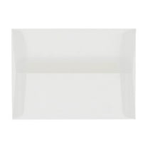 JAM Paper #14 Policy Translucent Envelopes, 5 x 11 1/2, Clear, 50 per ...