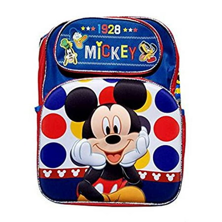Backpack - Disney - Mickey Mouse - Blue 3D Pop-Up New 147815-2 ...