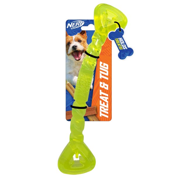 Nerf Dog Fillable Treat Fetch Stick Tug Dog Toy , 11 inches - Walmart.com