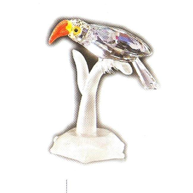 Asfour Crystal 618-65 4.37 L x 2.44 H in. Crystal Toucan Birds ...