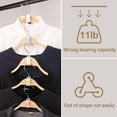 AWLYLNLL 200pcs Extra Storage Plastic Hanger Extension Hooks - Heavy ...