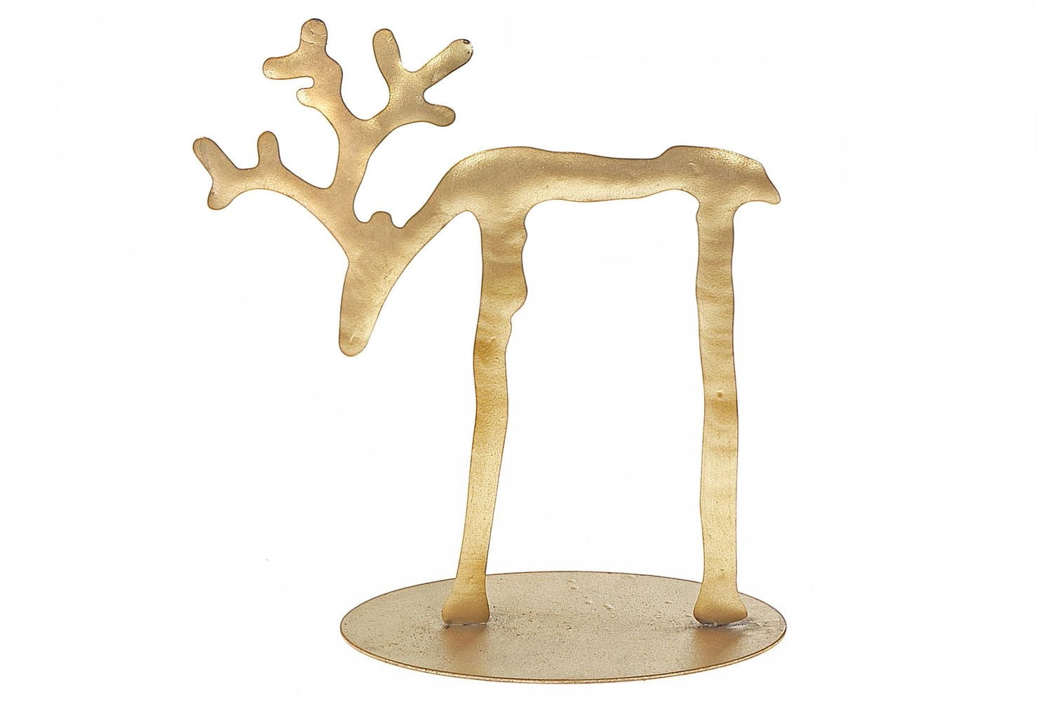 Gold Long Legged Metal Deer - Walmart.ca