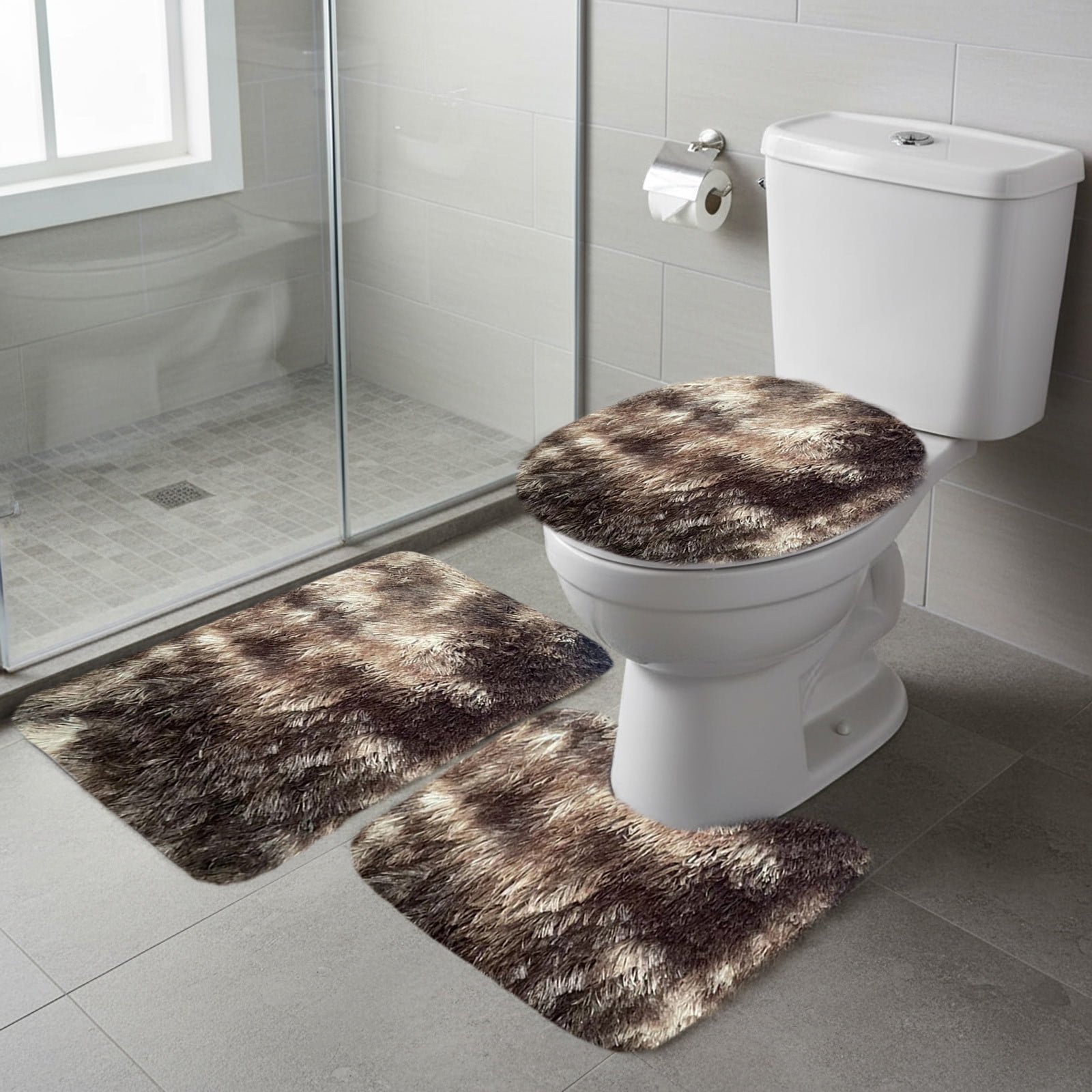 Click here for Blaxill Bath Mats Set 3-Piece Velvet Fleece & Foam... prices