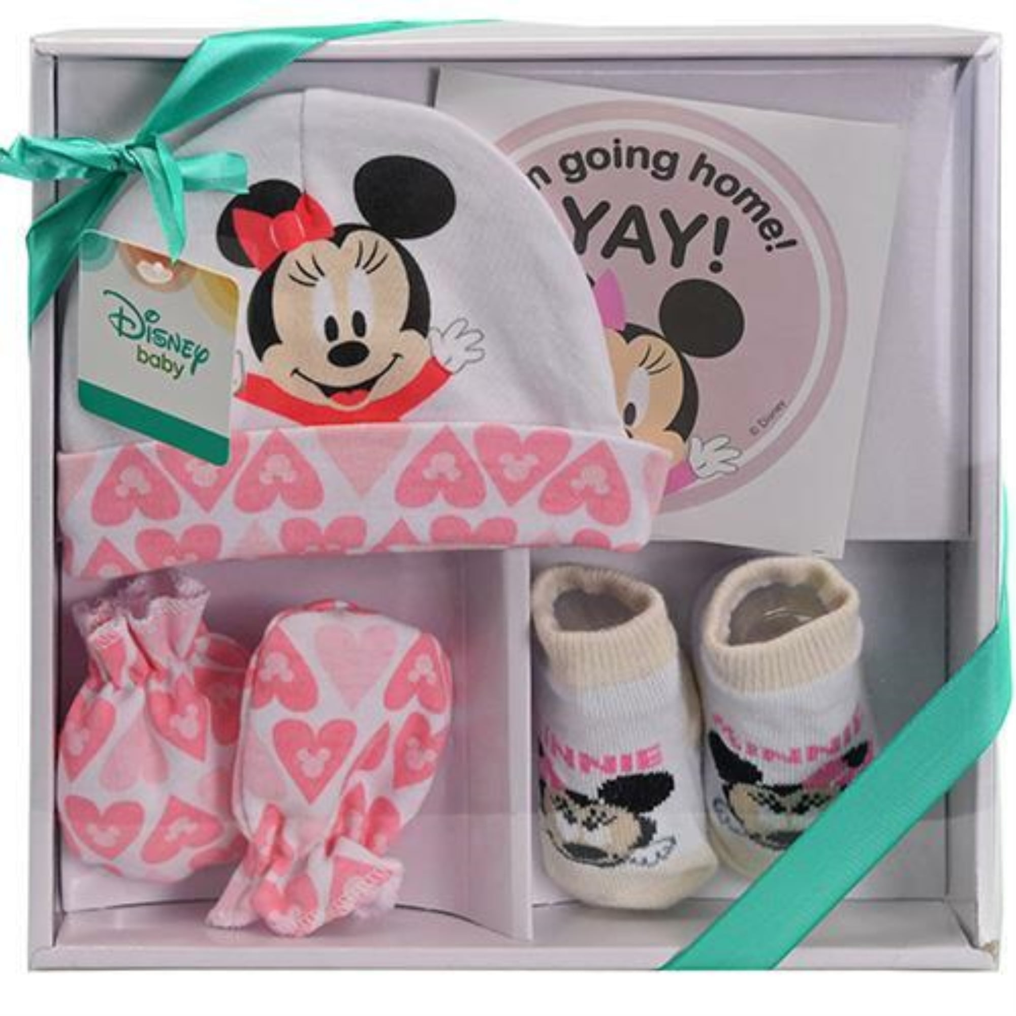 Minnie Mouse 4-Piece Baby Gift Set - Pink - Walmart.com