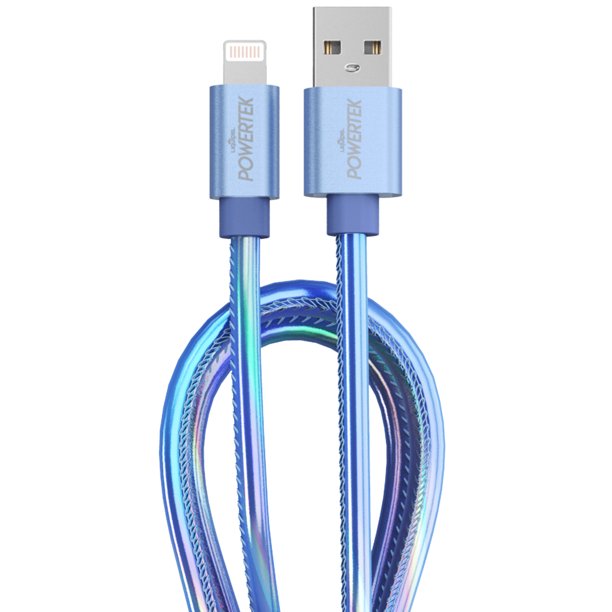 Liquipel Powertek iPhone Charger Cable [MFI Certified], Fast Charging 6ft Lightning to USB Cord ...