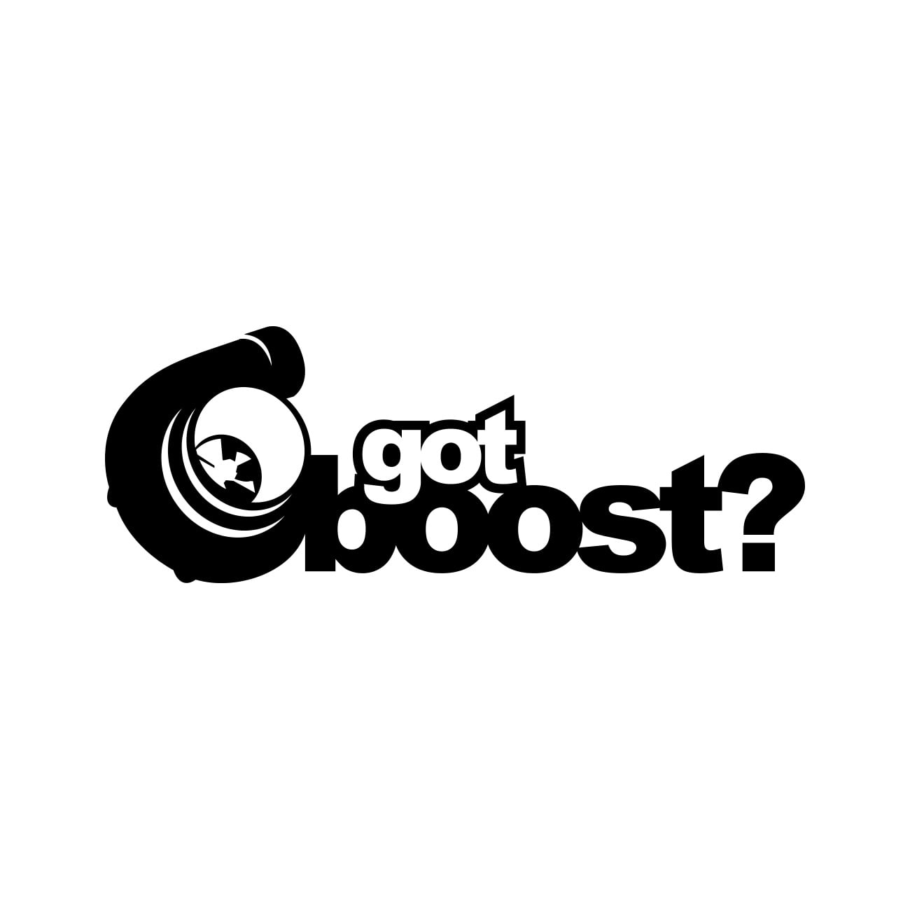 Turbo Got Boost Sticker Decal Die Cut - Self Adhesive Vinyl ...