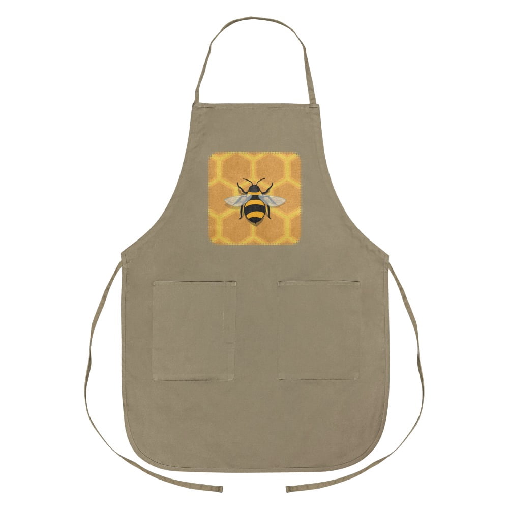Bee on Honeycomb Apron with Pockets - Walmart.com