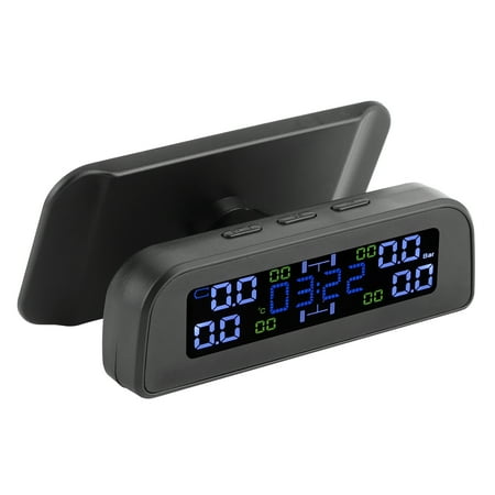 Tire Pressure Monitor Tire Pressure Detector Tire Pressure Alarm Solar ...