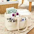 Parent's Choice Light Beige Collapsible Muslin Nursery Caddy - Walmart.com