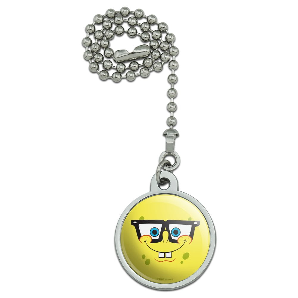 SpongeBob Nerd Face Ceiling Fan and Light Pull Chain - Walmart.com