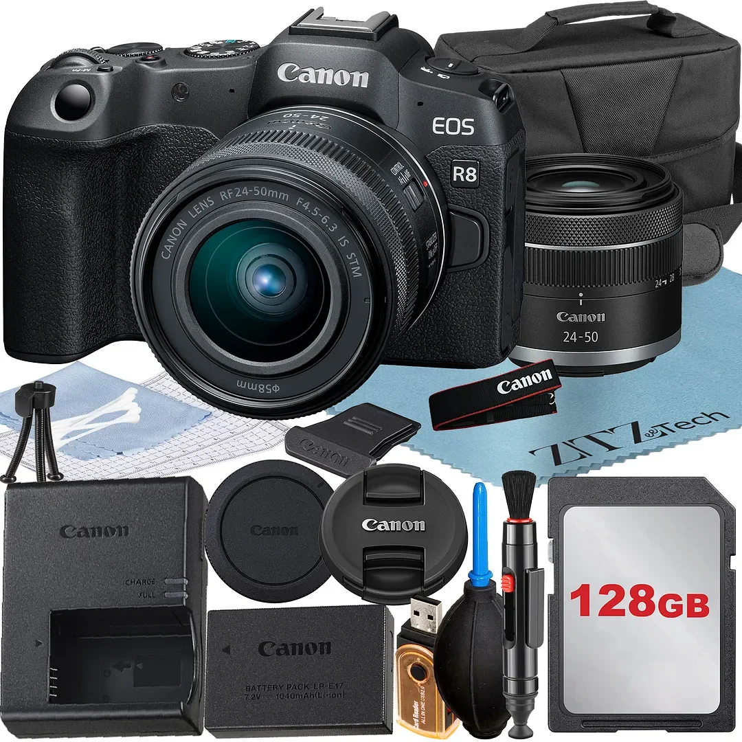 Click here for Canon Eos R8 Mirrorless Camera With Rf 24-50mm Len... prices