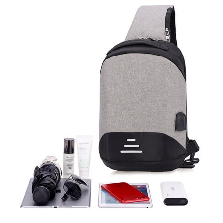 Large Capacity Charge Travel Bag Anti-theft Shoulder Bags USB Charging ...
