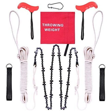 51 inch Hand Chain Saw, Long High Limb Rope Chain Saw, Blades on Both ...
