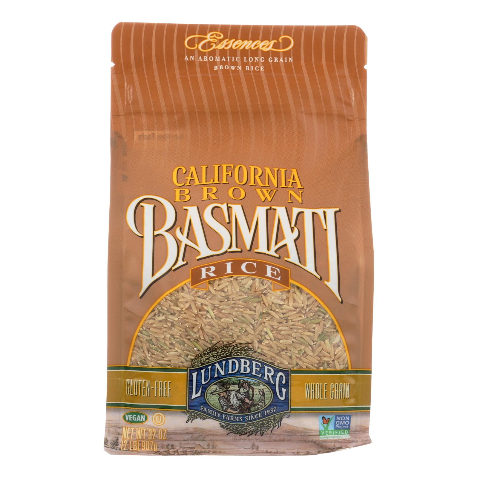 Lundberg Family Farms Organic Brown Basmati Rice - Case of 6 - 2 lb ...
