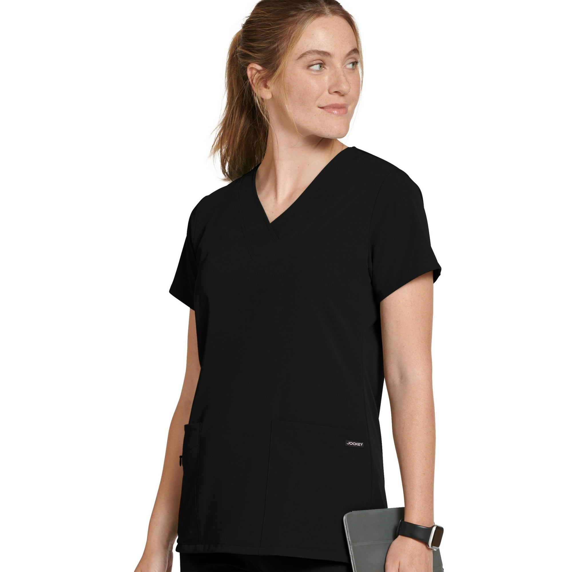 Click here for Jockey Womens V-Neck Crossover Scrub Top prices