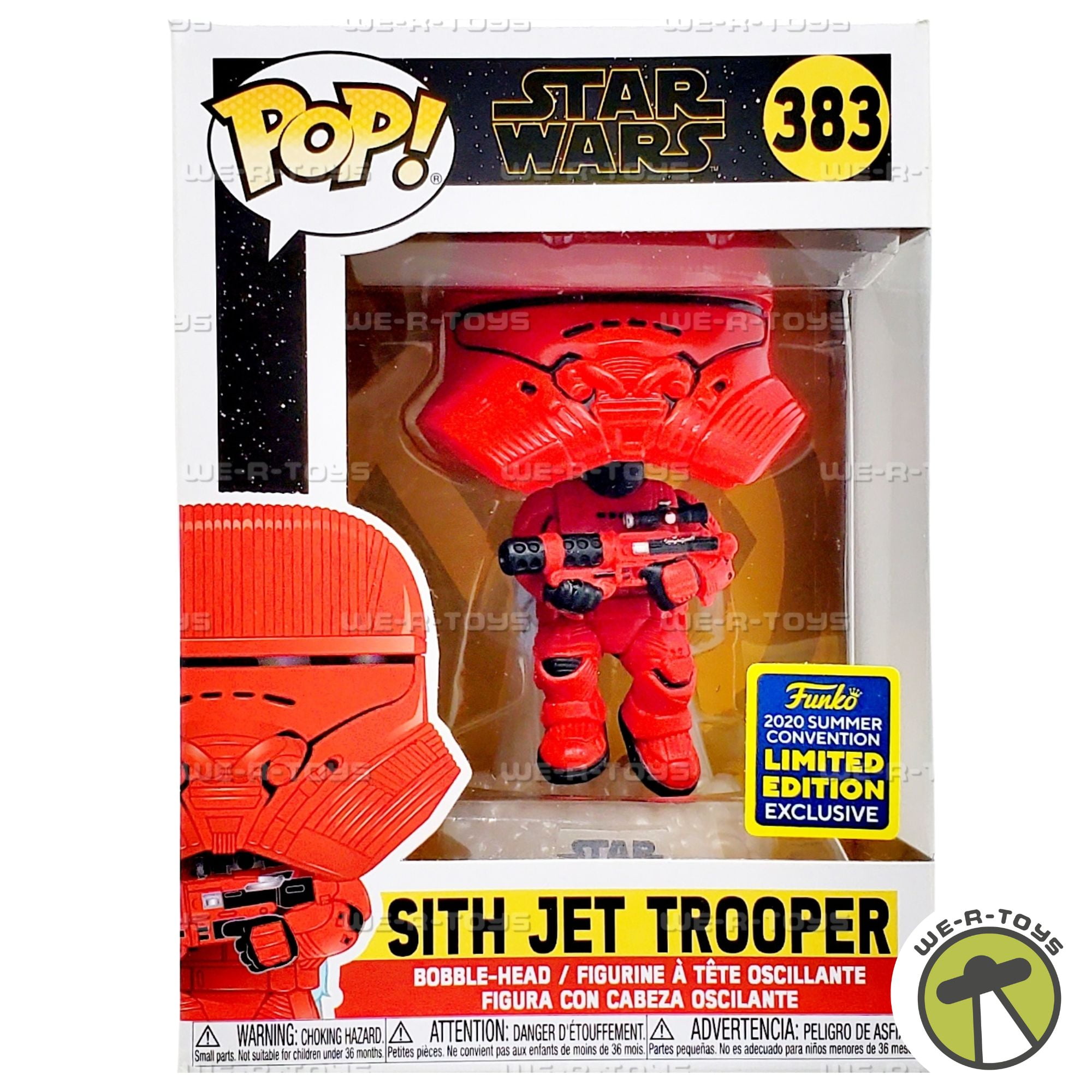 Pre-Owned Funko POP Star Wars Rise of Skywalker Sith Jet Trooper 383 ...