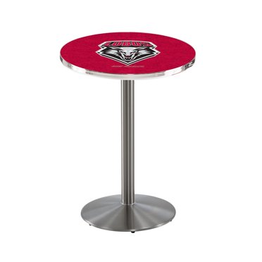 U.S. Navy Pub Table with Stainless Steel Finish (36 in. Dia x 36 in. H ...