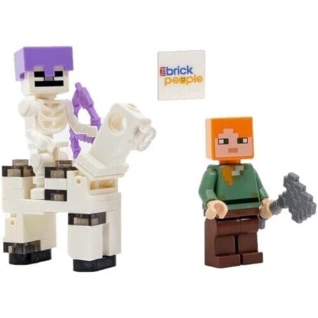 LEGO Minecraft: Alex with Skeleton and Skeleton Horse Mini Set 662206 ...
