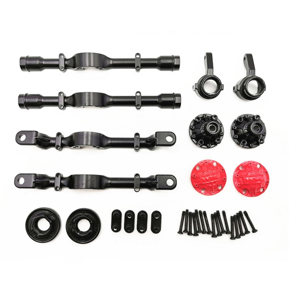RC Front And Rear Axle Bridge Housing With Drive Shaft Kits For WPL 4WD ...