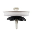 2X Food Waste Stopper Lock Sink Drain Strainer 3.1 inch Dia White Black ...