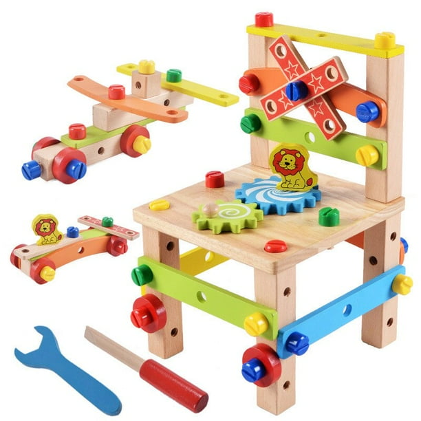 Nut Combination Toy Disassembling And Inserting Building Block Tool ...