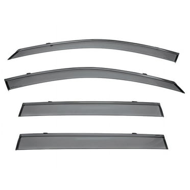 Wellvisors Side Window Visors Wind Deflectors Rain Guard With Chrome ...