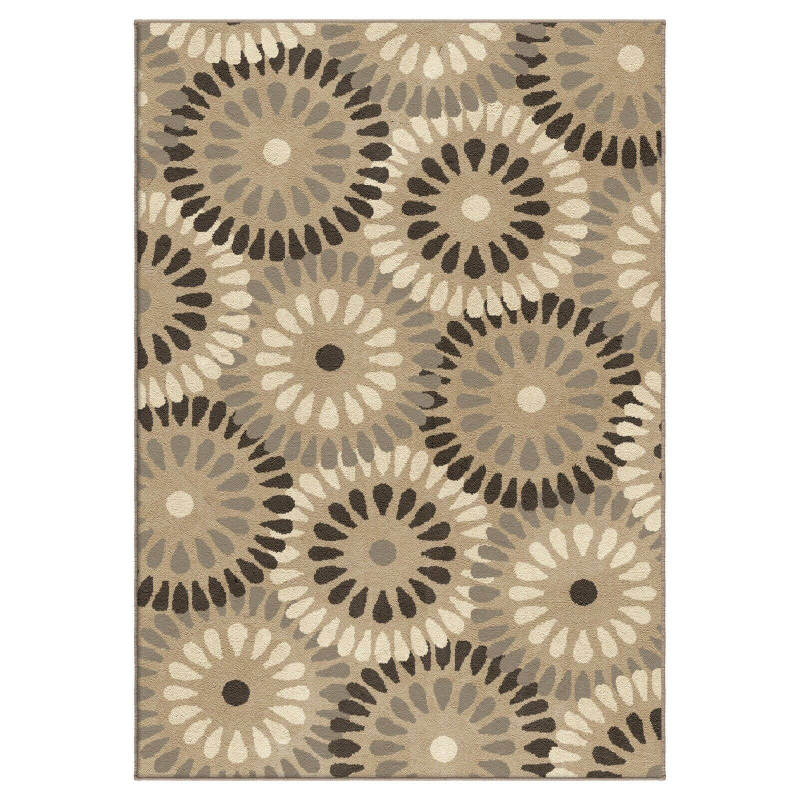 Orian Rugs Plush Circles Windmill Area Rug - Walmart.com