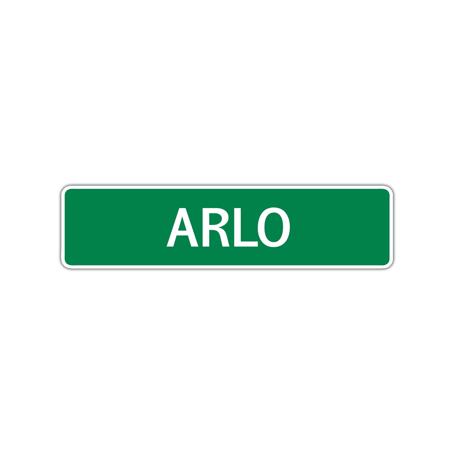 Arlo Boys Children Name Letter Printed Label Indoor Outdoor Wall Plaque ...