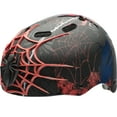 Marvel Spider-Man 3D Web Slinger Multisport Bell Bike Helmet, Black ...