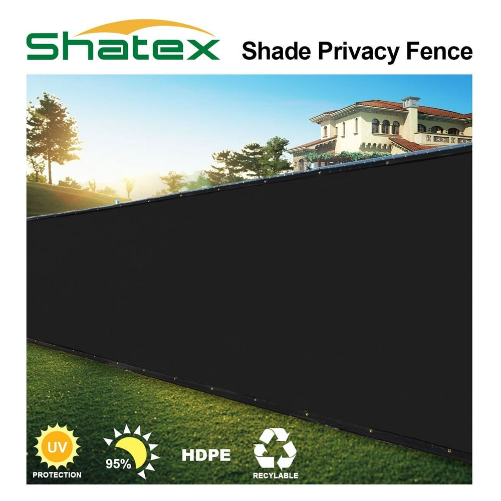 Shatex Privacy Shade Fence Screen- 8ftx10ft Heavy Duty Shade Mesh ...