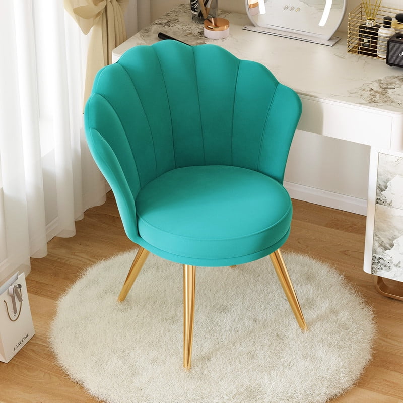 Click here for Hawsaiy Modern Velvet Accent Chair With Gold Metal... prices