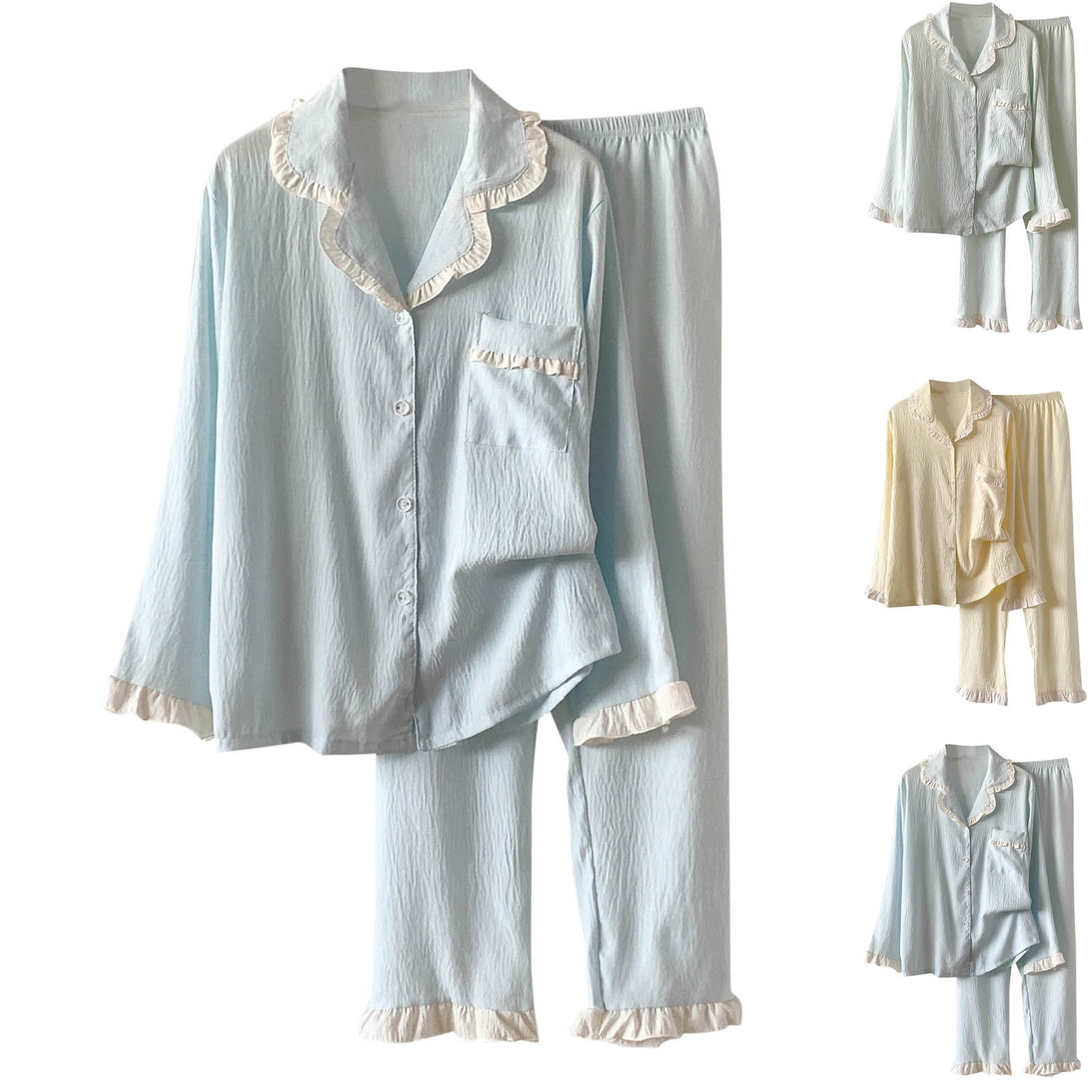 Click here for Eywgya Women Fleece Pajama Set women Pajama 2 Piec... prices