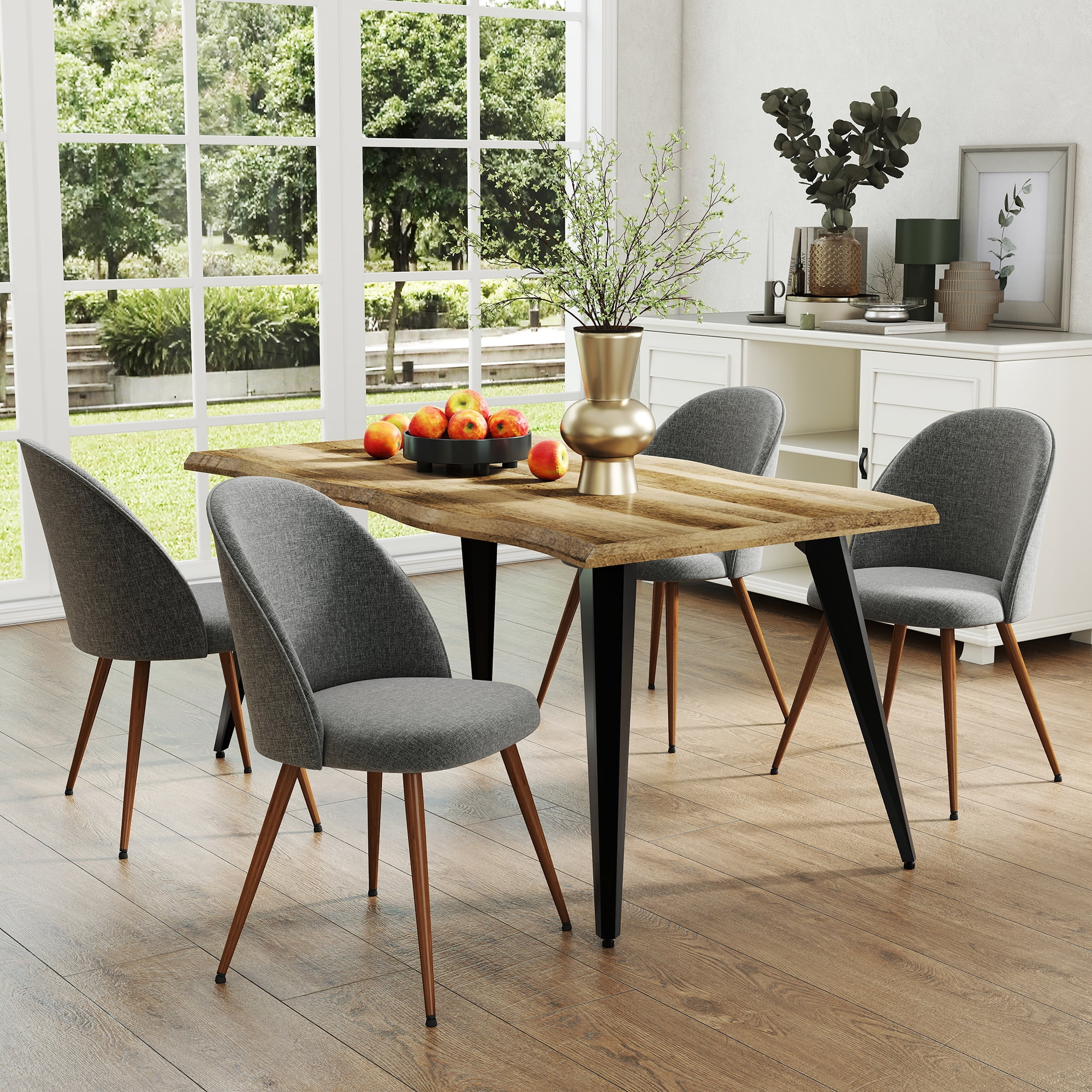 Click here for Homy Casa 63 Inch Dining Table Set With 1 Table An... prices