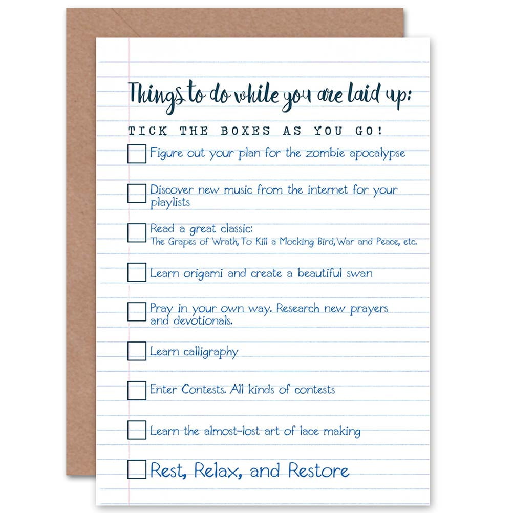 To Do List You Card