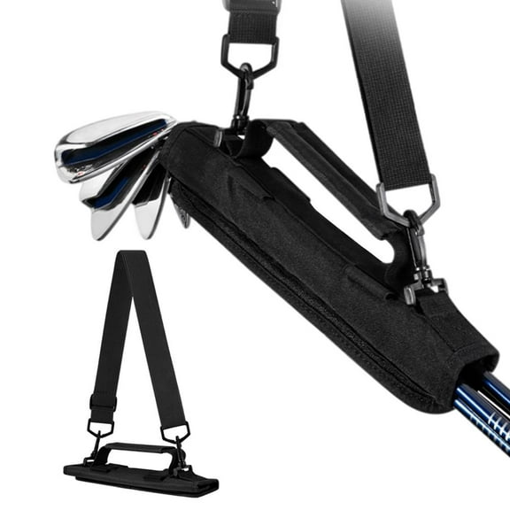 sunsanly Golf Tee Bag Faux Leather Golf Tee Pouch Bag with 5 Tees Golf ...