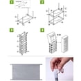 10 Tier Shoe Rack with Covers, Narrow Tall Shoe Shelf with Side Pocket ...