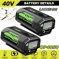 Mingsci 2-Pack 6.0Ah 40V Lithium Battery Replacement for Ryobi OP4040 ...