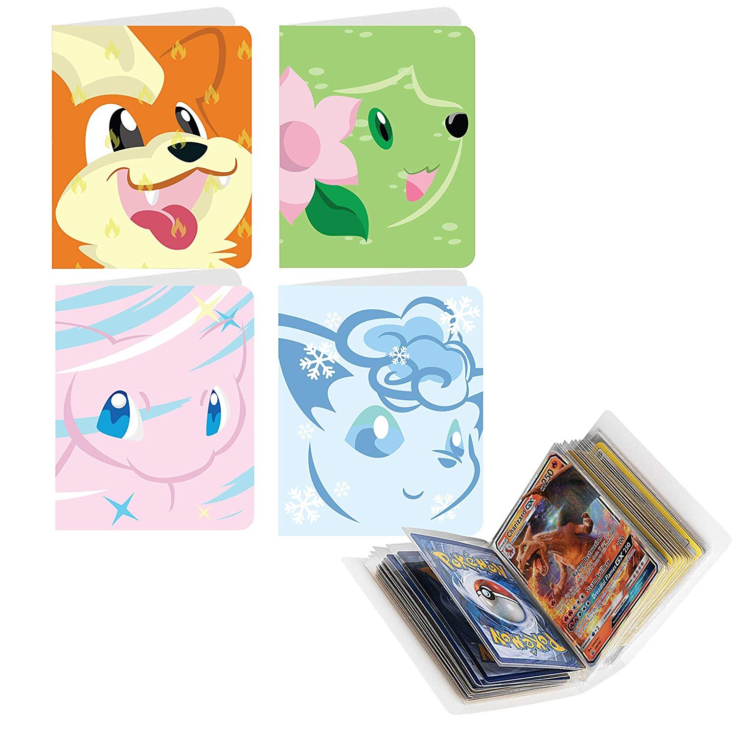 Totem World 4 Mini Album For Pokemon Cards Each Mini Binder Album Holds 60 Cards Top Load totem-world-4-mini-album-for-pokemon-cards-each-mini-binder-album-holds-60-cards-top-load