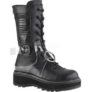 Women's Demonia Slacker 220 Platform Lace Up Mid Calf Boot - Walmart.com
