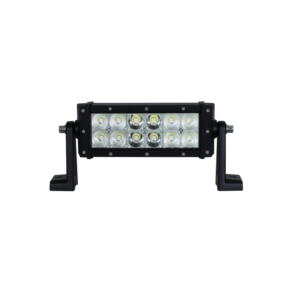 High Power Double Row Curved Led Light Bar - 12 Leds - 8" - Walmart.com