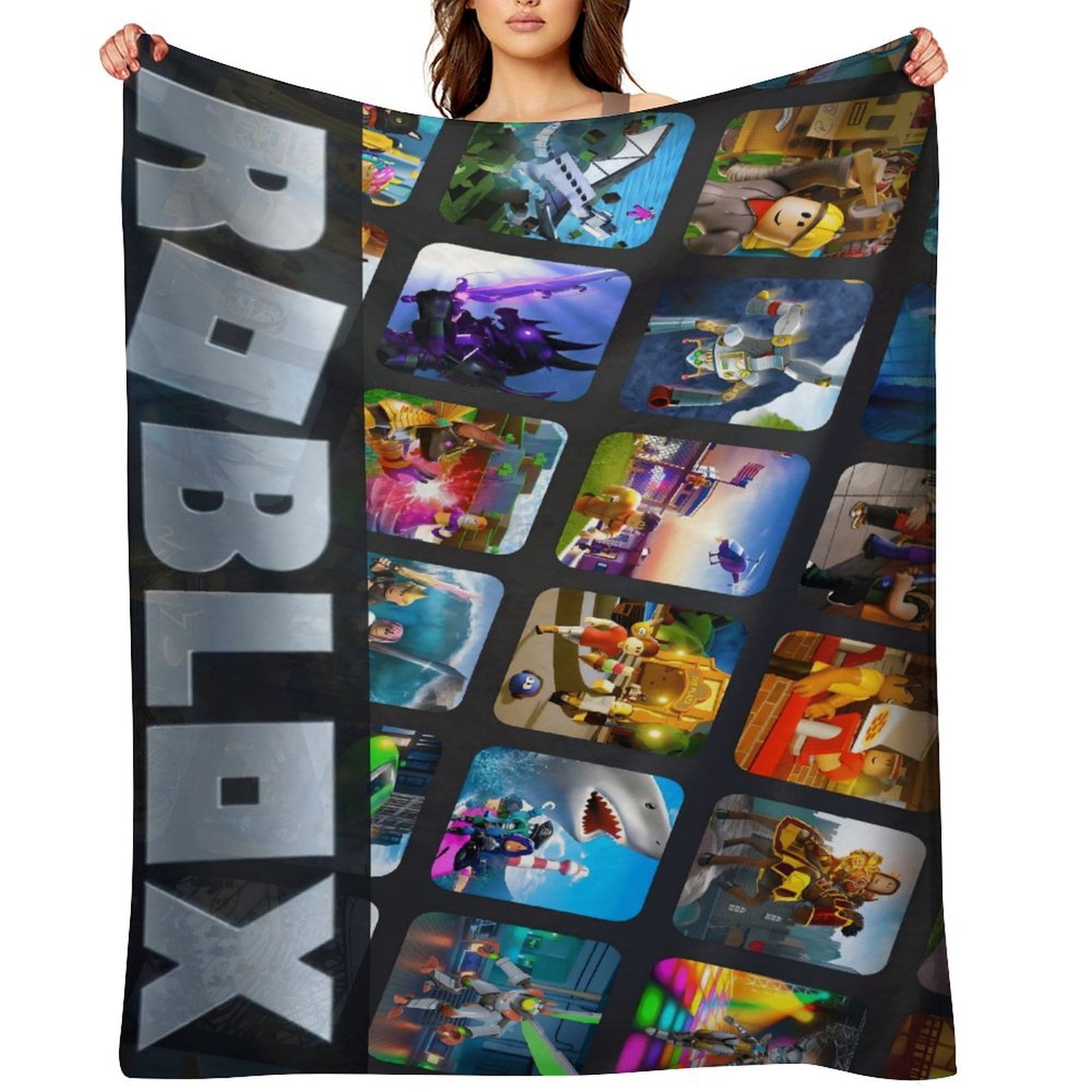 Click here for Ptkqgjis Roblox Flannel Blanket Throw Plush Throw... prices