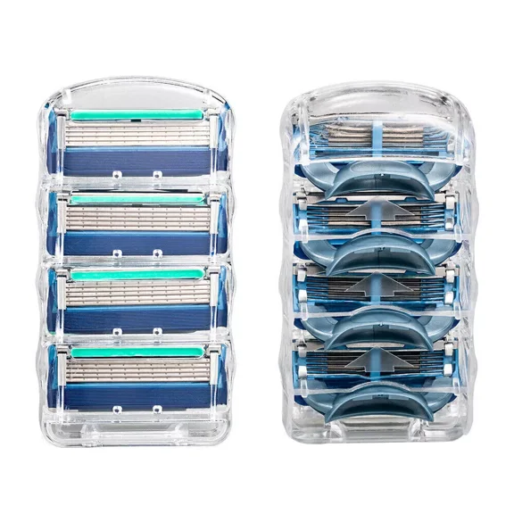 Schick Stainless Steel Injector Blades with Chromium Coating for Men's ...